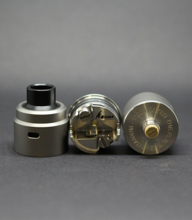 The Flave RDA 22mm Ti Limited Edition by AllianceTech Vapor eSmokeGuru